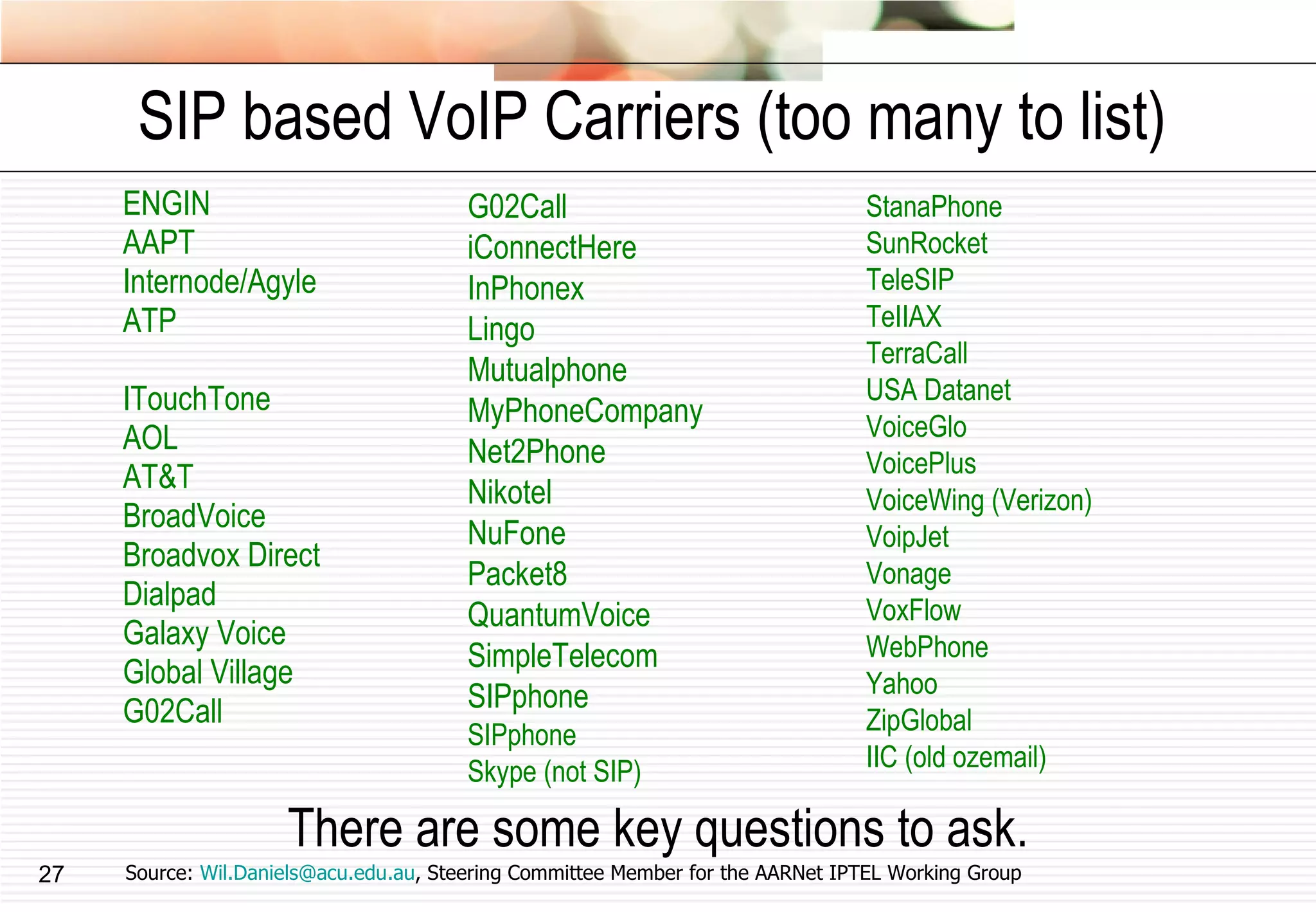 Introduction to IP Telephony | PPT