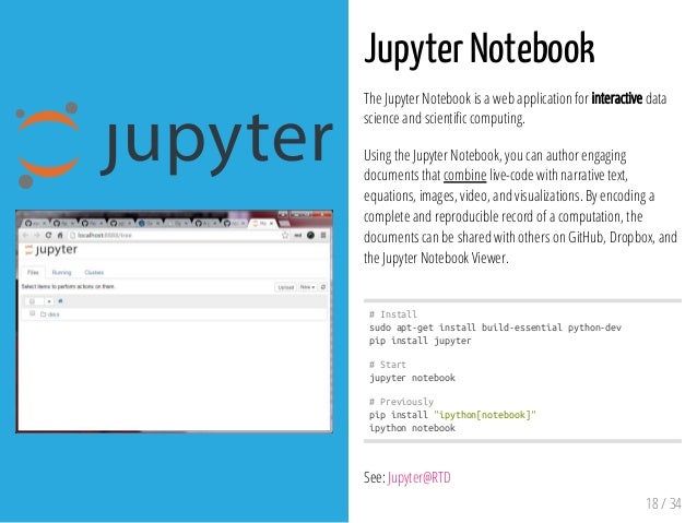 Jupyter Ipython Notebooks Features