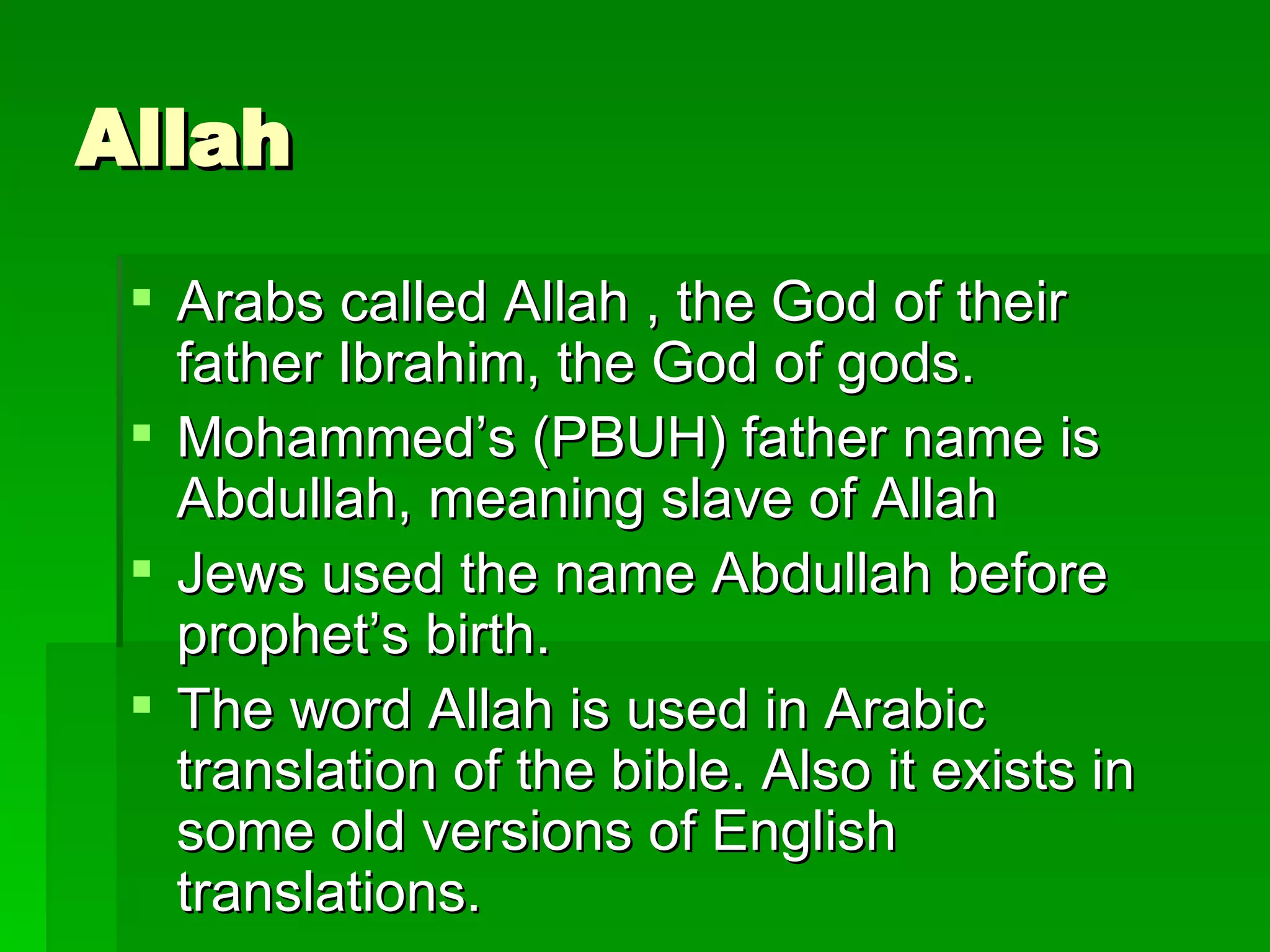 Introduction to Islam | PPT