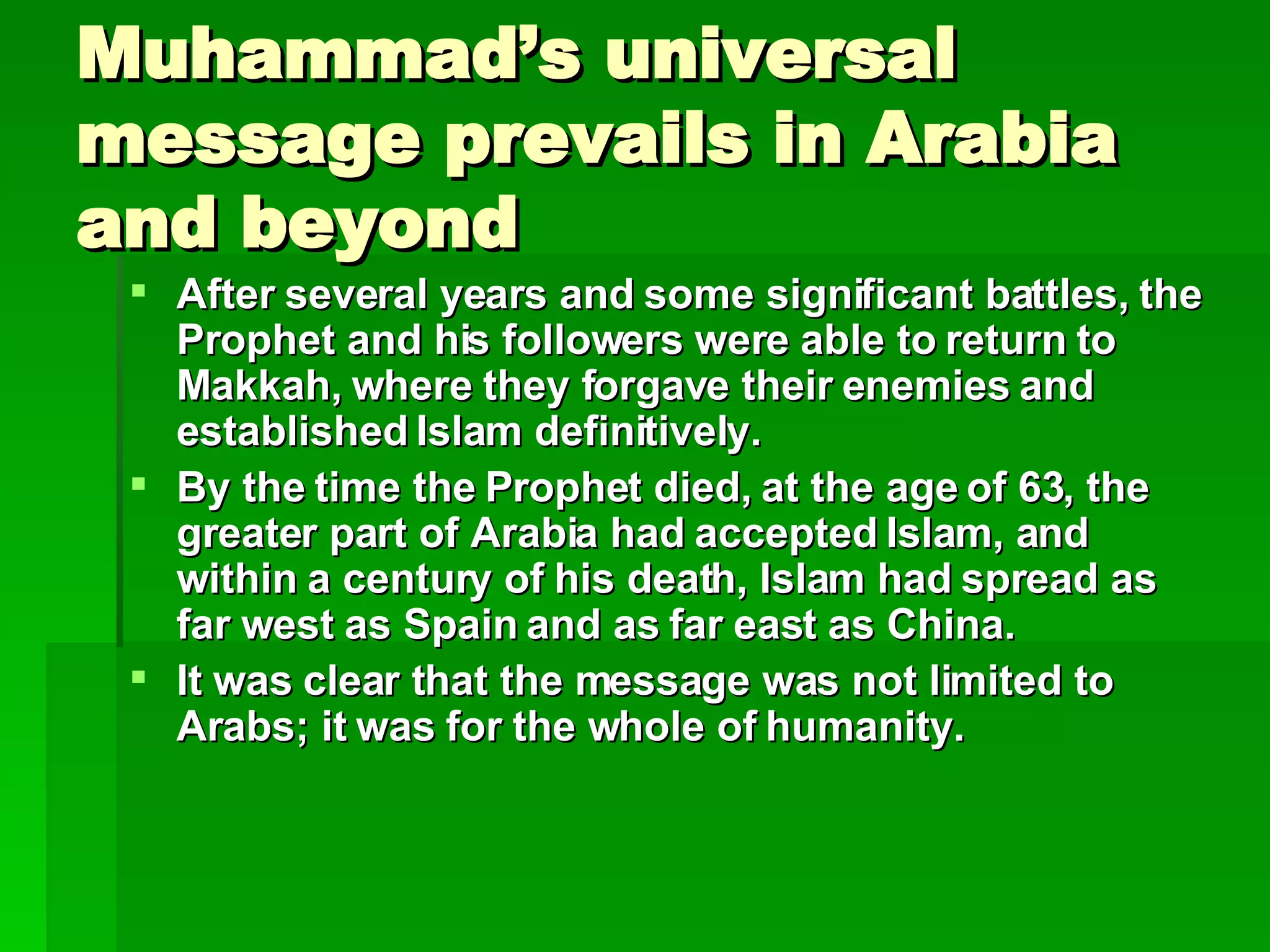 Introduction to Islam | PPT | Islam | Religion & Spirituality