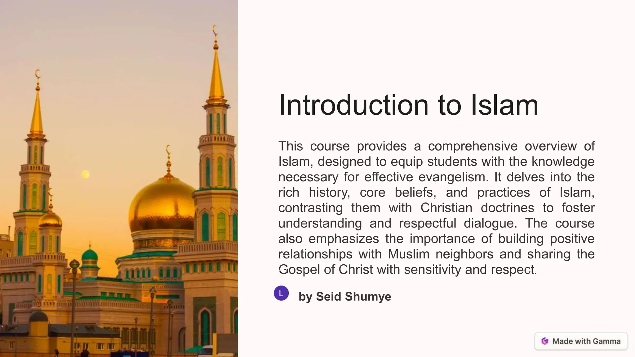 Introduction-to-Islam.ppt and several issues | PPTX