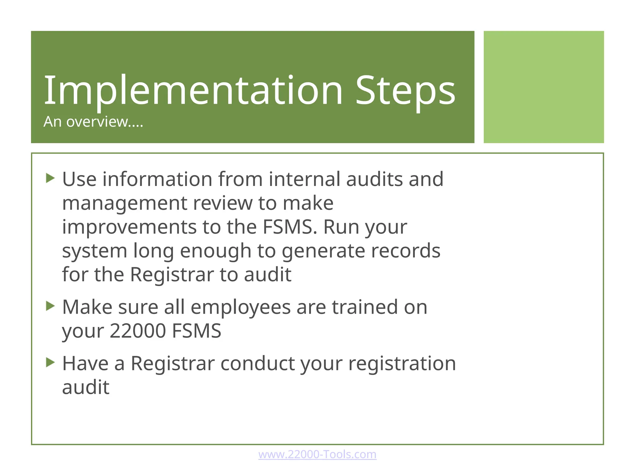 introduction-to-iso-22000 awareness training | PPT