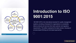 Introduction-to-ISO-90012015 quality management system presentation | PPT