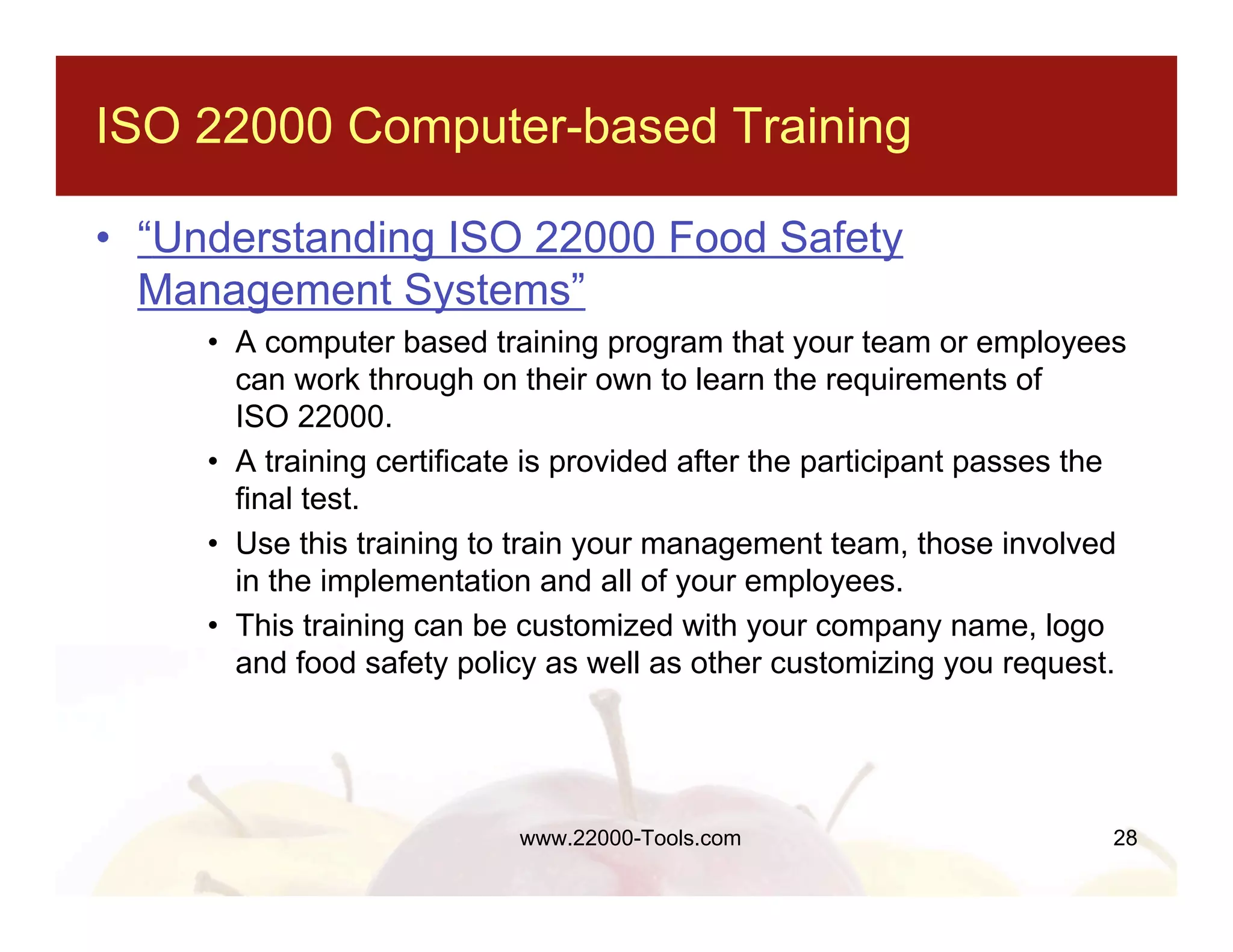 Introduction To Iso22000 | PDF