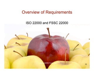 Introduction To Iso22000 | PDF