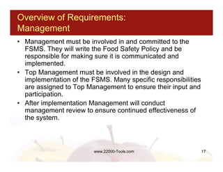 Introduction To Iso22000 | PDF