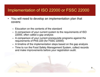 Introduction To Iso22000 | PDF
