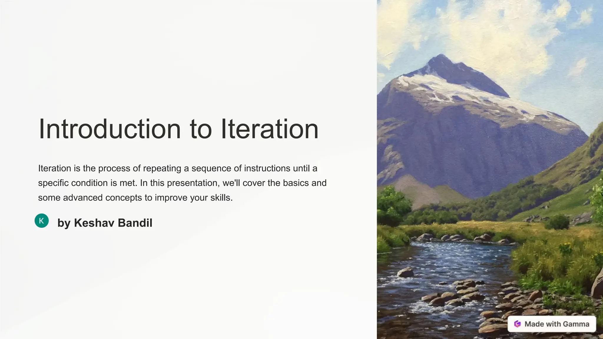 Introduction To Iteration 2 Pptx