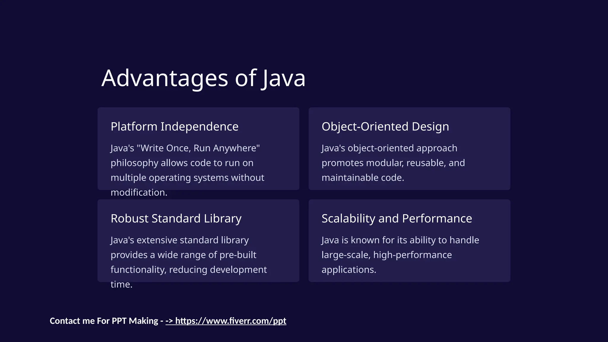 Introduction to Java Presentation , educational | PPT