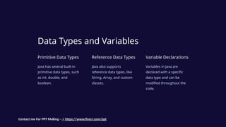 Introduction to Java Presentation , educational | PPT