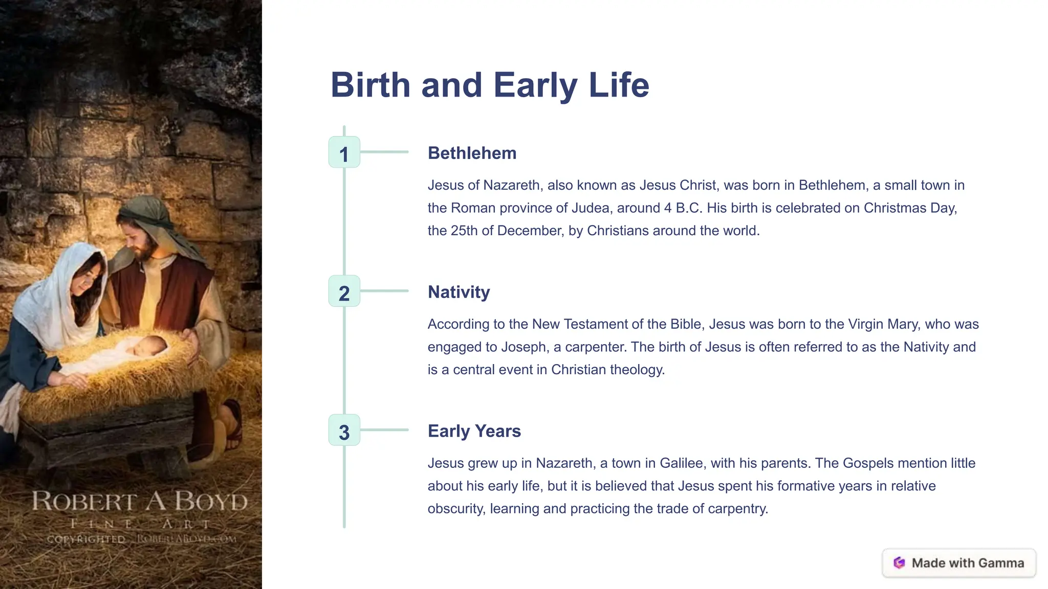 Brief history about jesus christ(king of kings) | PPTX