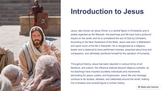 Brief history about jesus christ(king of kings) | PPTX