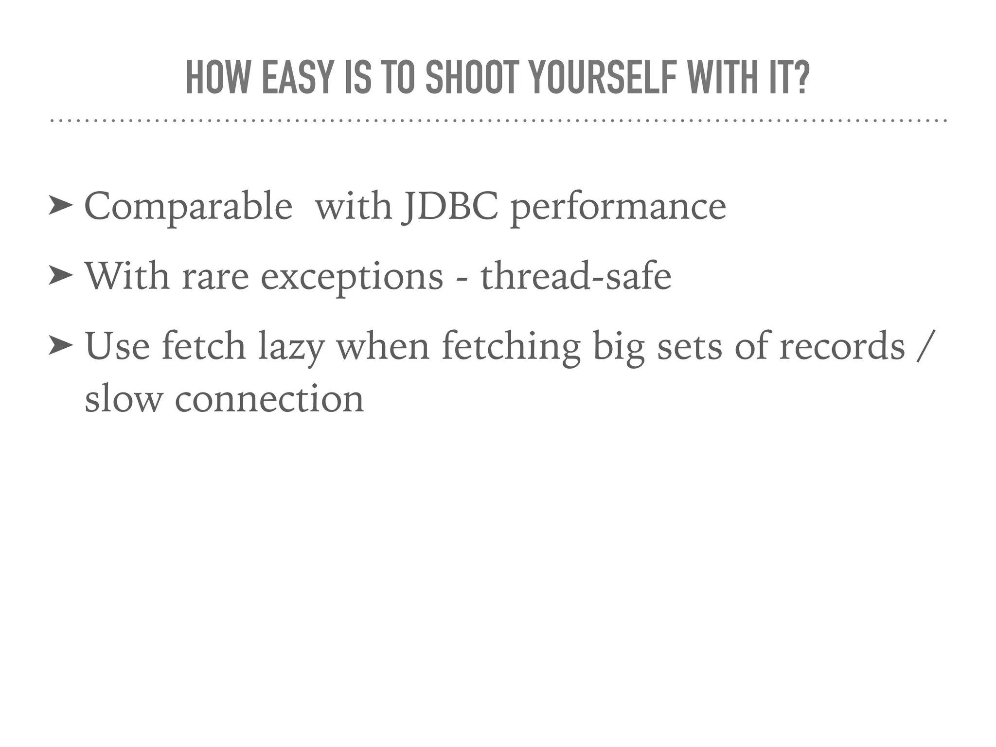 Introduction to jOOQ | PDF