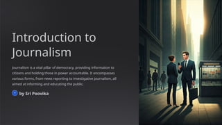 Introduction-to-Journalism.pptx. Spotify | PPT