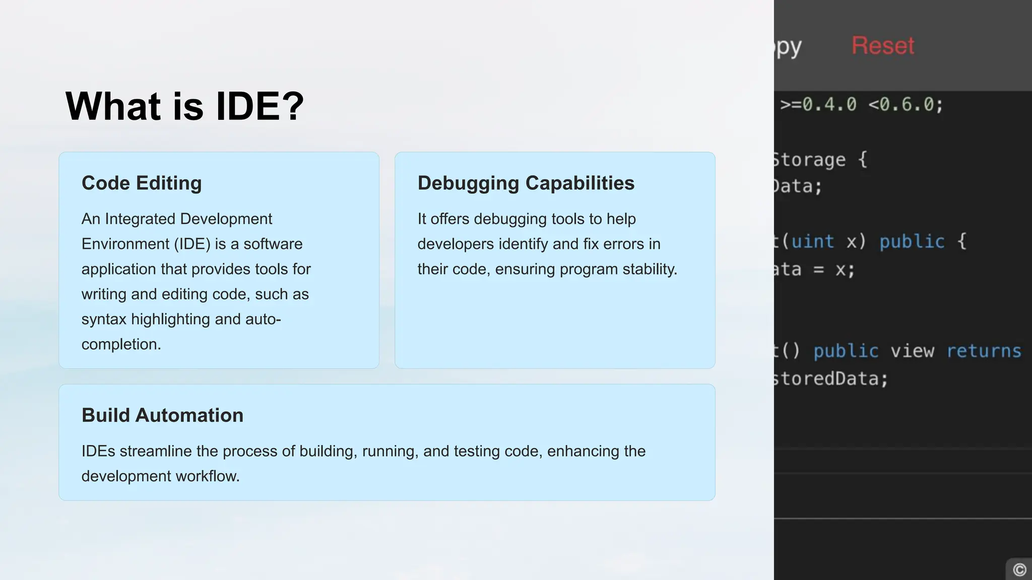 Introduction to JVM IDE and JDK and other elements | PPTX Introduction to JVM IDE and JDK and other elements | PPTX