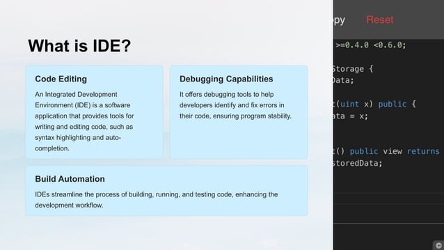 Introduction to JVM IDE and JDK and other elements | PPTX