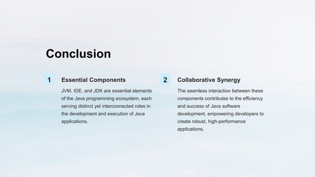Introduction to JVM IDE and JDK and other elements | PPTX