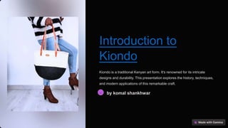 Kiondo black and white................... | PPTX