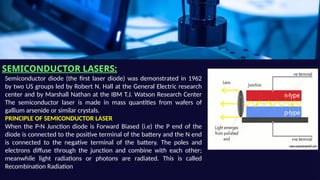 TYPES OF LASER ,PROCESS CHARACTERISTICS AND APPLICATIONS | PPT