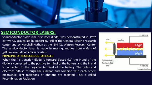 TYPES OF LASER ,PROCESS CHARACTERISTICS AND APPLICATIONS | PPT