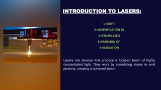 TYPES OF LASER ,PROCESS CHARACTERISTICS AND APPLICATIONS | PPT