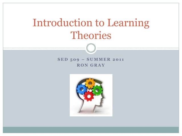 Introduction to-learning-theories | PPT