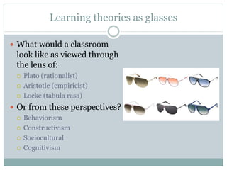 Introduction to-learning-theories | PPT