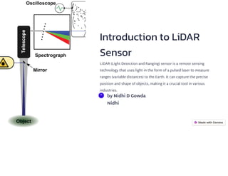 Introduction-to-LiDAR-Sensor.pptx.for engineering | PDF