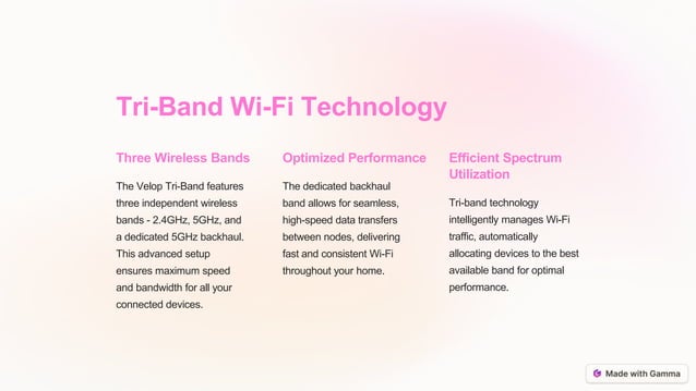 Introduction-to-Linksys-Velop-Tri-Band.pptx | Computer Networking | Computing