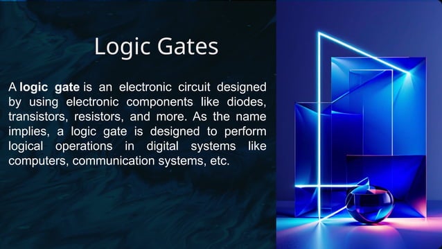 Introduction-to-Logic-Circuits PowerPoint Presentaion | PPTX