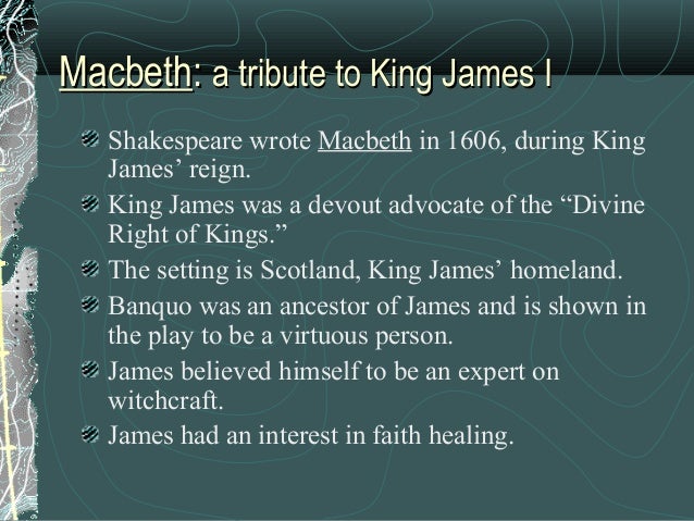Introduction to-macbeth history ppt