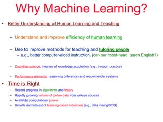 Introduction to Machine Learning. | PPT