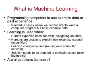 Introduction to Machine Learning | PPT