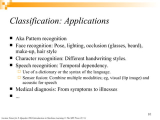 Introduction to Machine Learning | PPT