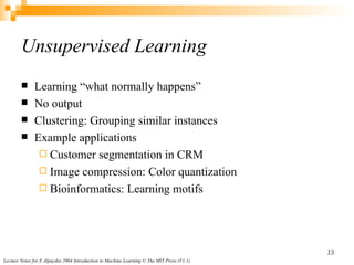 Introduction to Machine Learning | PPT