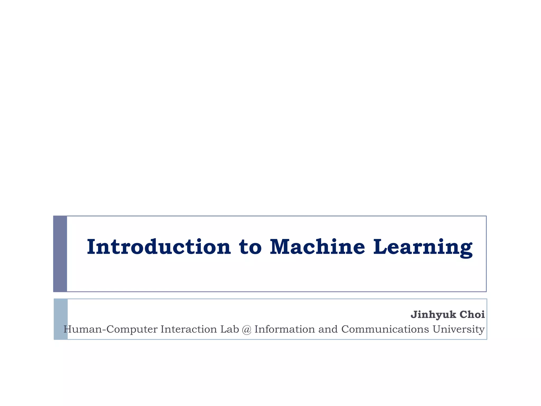 Introduction to Machine Learning | PDF | Web Development | Internet
