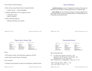 Introduction to Machine Learning | PPT