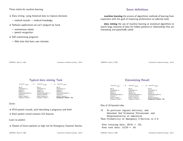 Introduction to Machine Learning | PPT
