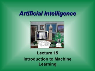 Introduction to Machine Learning | PPT