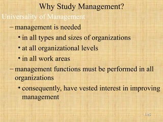 Introduction To Management And Organization P O M | PPT