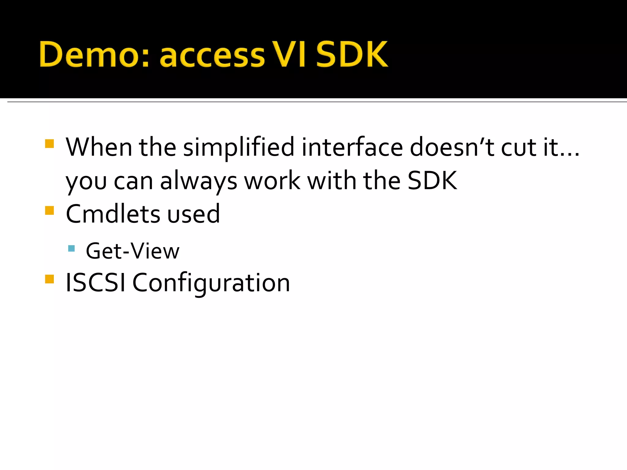 Introduction To Managing VMware With PowerShell | PPT