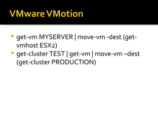Introduction To Managing VMware With PowerShell | PPT