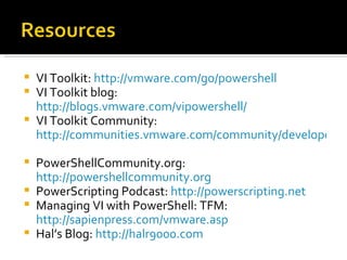 Introduction To Managing VMware With PowerShell | PPT
