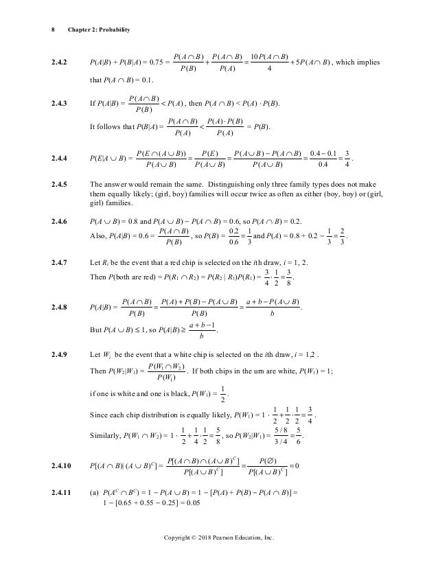 Introduction To Mathematical Statistics And Its Applications 6th Edit