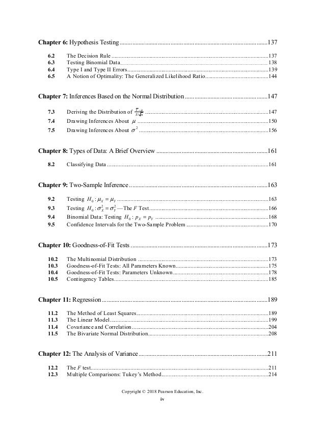 Introduction to Mathematical Statistics and Its Applications 6th Edit…