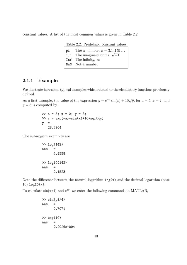 Introduction to-matlab | PDF