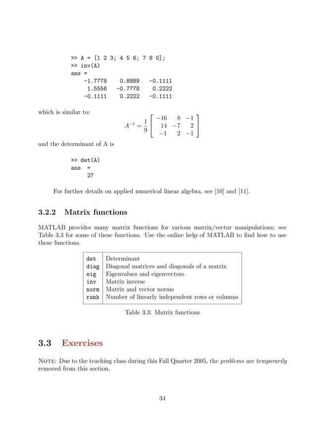 Introduction to-matlab | PDF