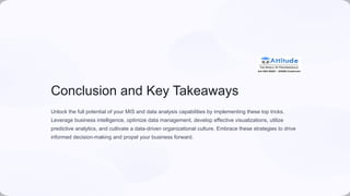 Introduction-to-Maximizing-MIS-and-Data-Analysis | PPTX