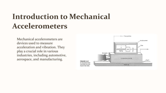 Introduction-to-Mechanical-Accelerometers.pptx | Physics | Science