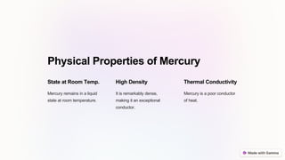 Introduction-to-Mercury..............pptx | Chemistry | Science
